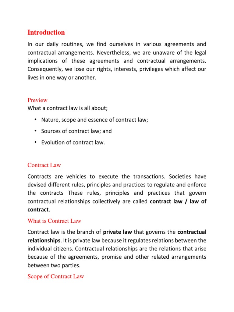 Contract 1.1 PDF | PDF | Constitution | Legal Concepts