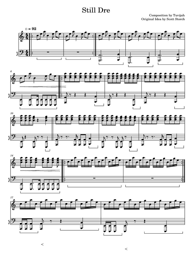 Still Dre Variation Composition | PDF
