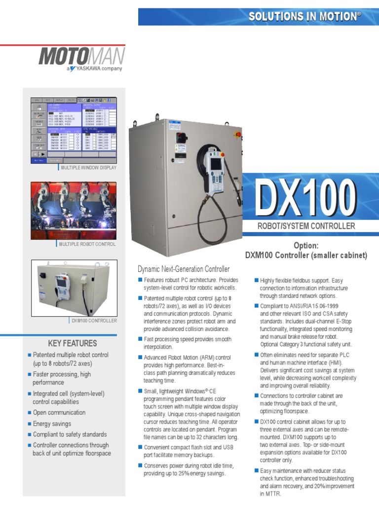 DX100 Controller | PDF | Input/Output | Robot