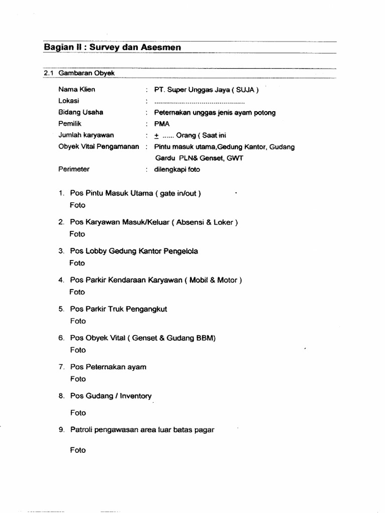 Form Survey Dan Asesment | PDF Form Survey Dan Asesment | PDF