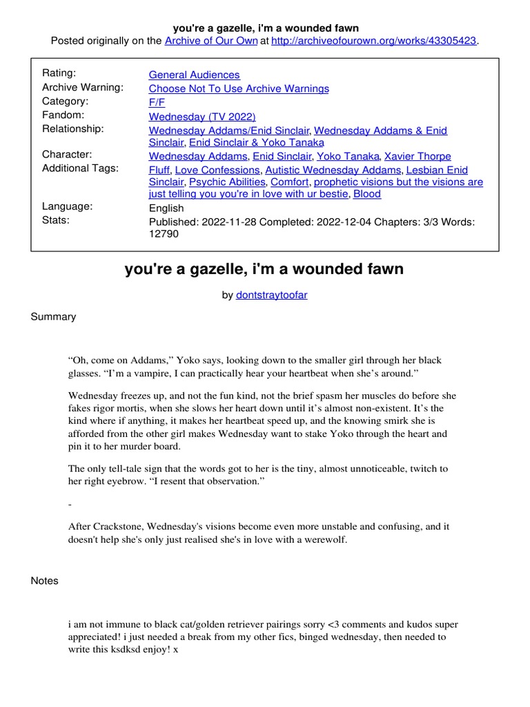 Youre A Gazelle | PDF | Smile