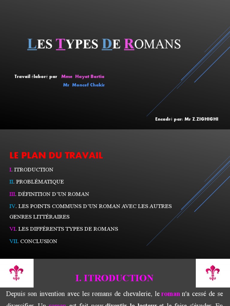 Les Types Des Romans | PDF | Romans | Fiction crime