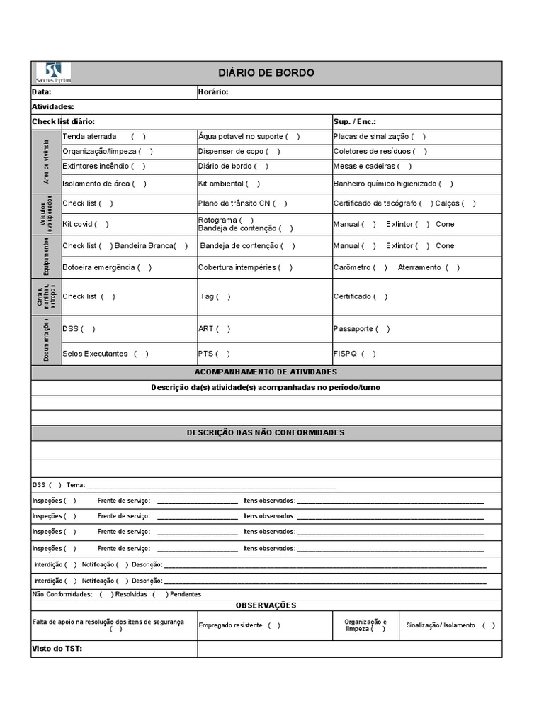 Diário de Bordo | PDF