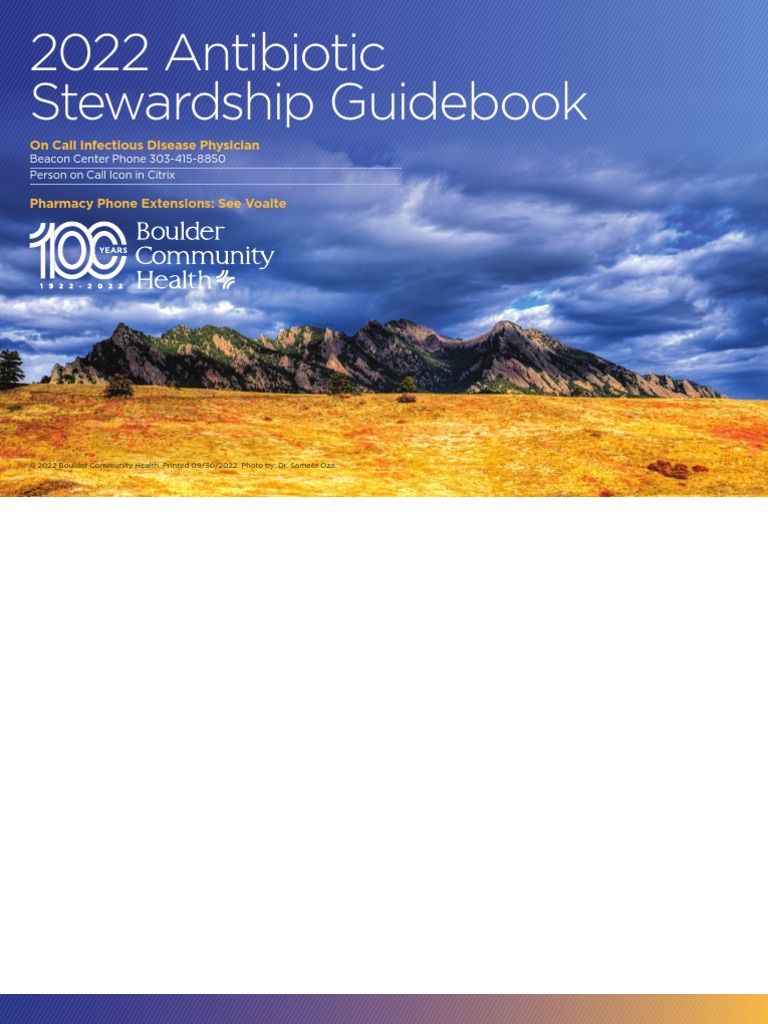 Antibiotic Stewardship Guidebook 2022 v4FINAL | PDF | Beta Lactamase ...
