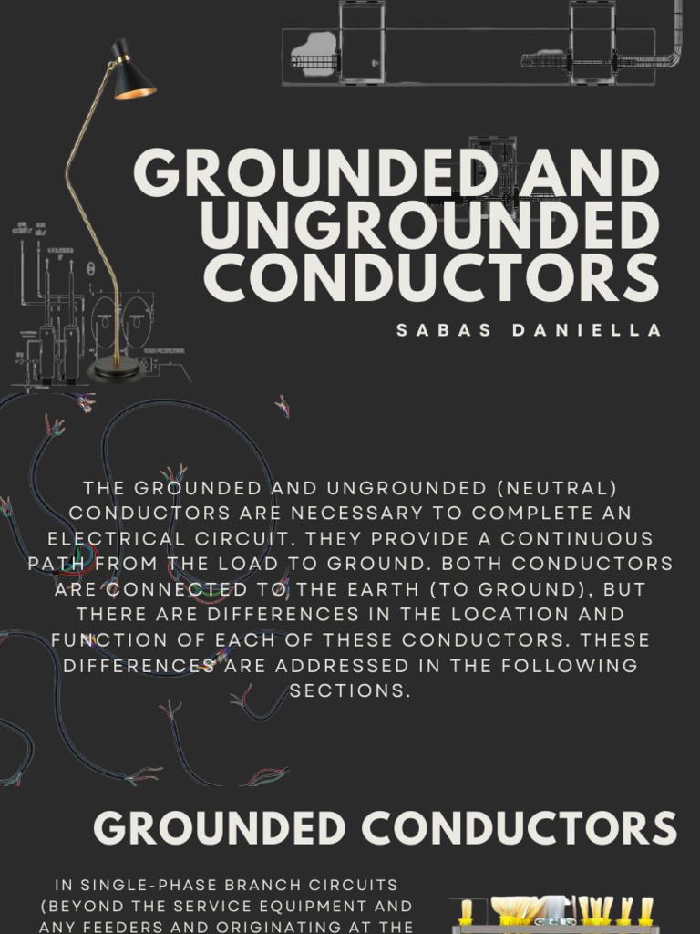 Grounded and Ungrounded Conductors SABAS | PDF