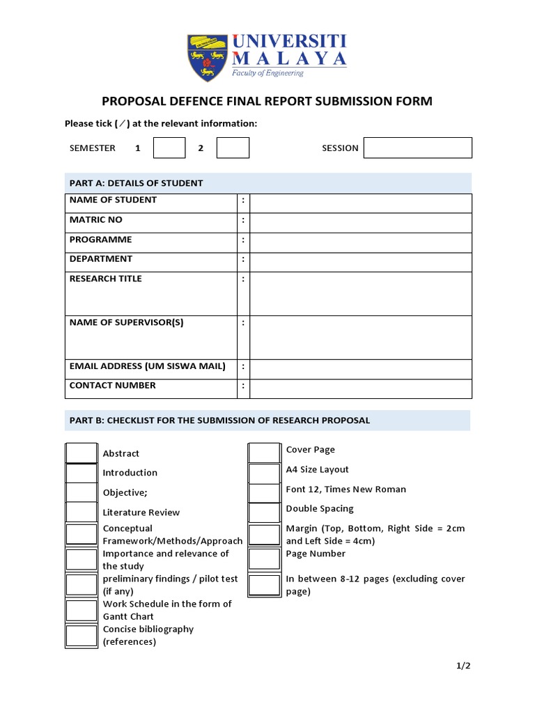 Report Submission Form | PDF