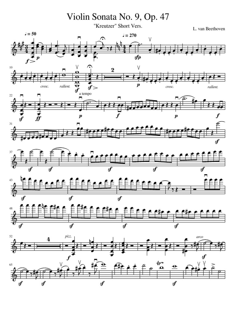 Kreutzer Sonata Kaori | PDF