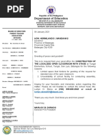 Invitation Letter To Guests - Oath Taking | PDF | Ceremonies