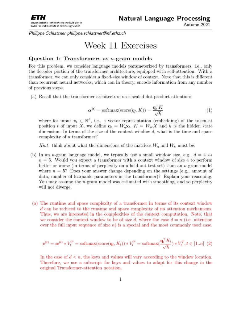 Week 11 Exercises Solutions | PDF | Applied Mathematics | Learning