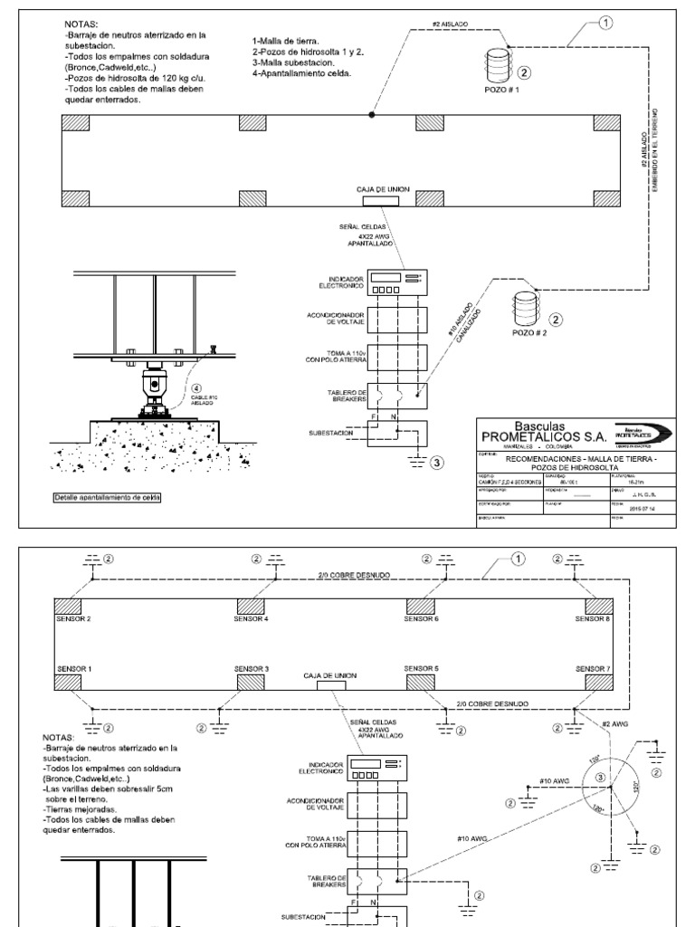 Planos Electricos Bascula | PDF