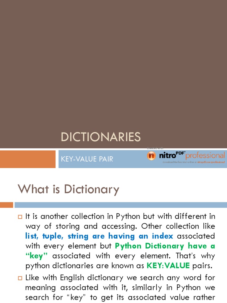 15 DICTIONARIES-2-unlocked | PDF | Software Development | Programming ...