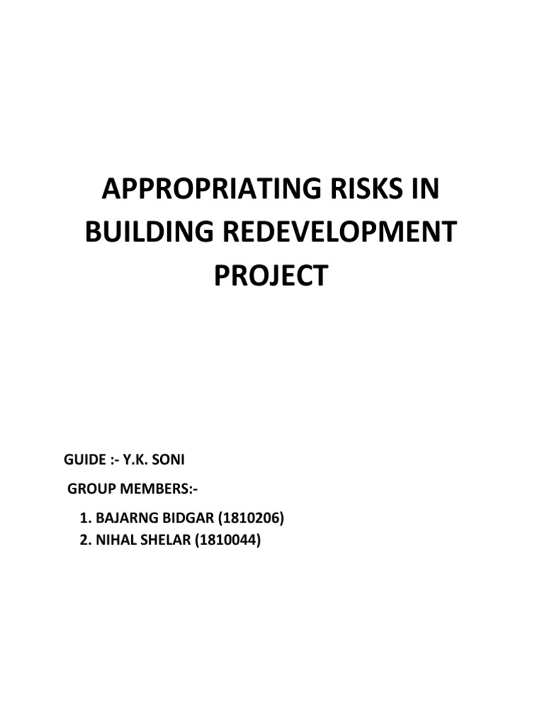 Black Book | PDF | Urban Renewal | Civil Engineering