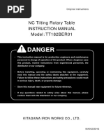 Rotary Table Manual | PDF | Rotation | Screw