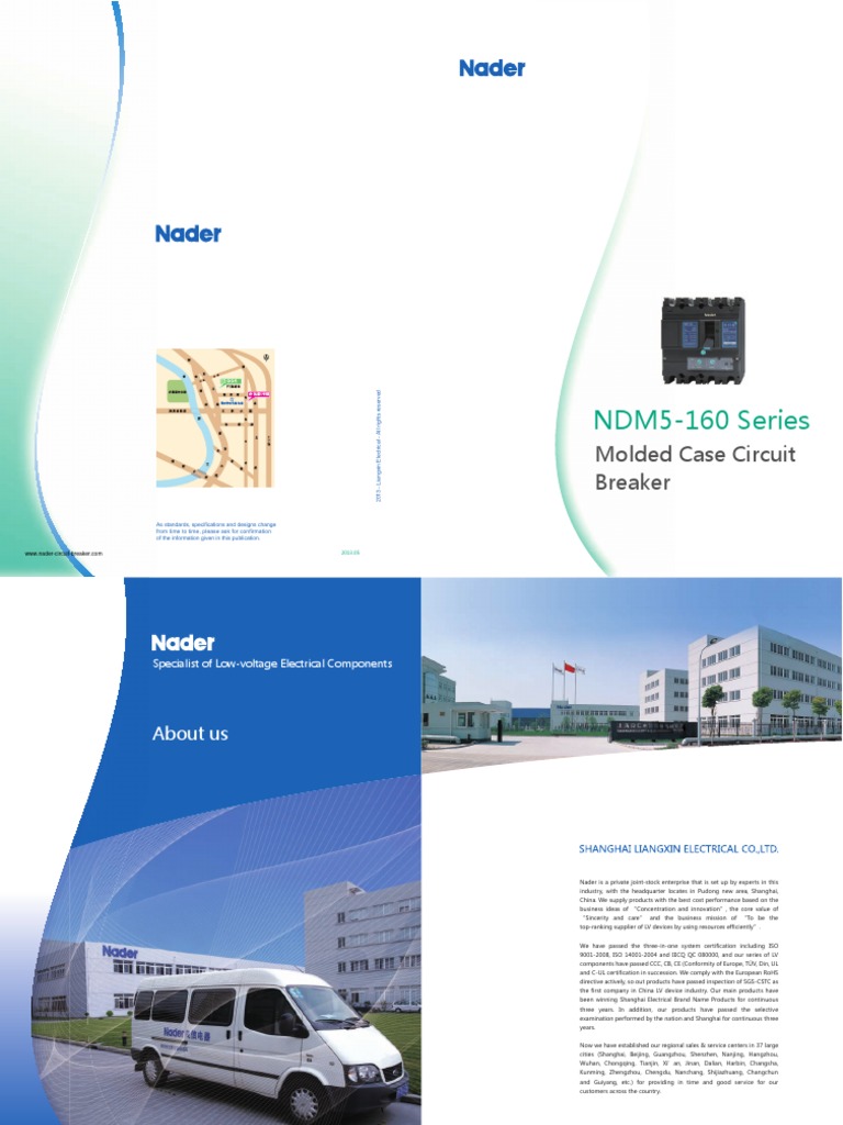 NDM5 Series MCCB Datasheet | PDF | Electrical Equipment | Electrical Engineering