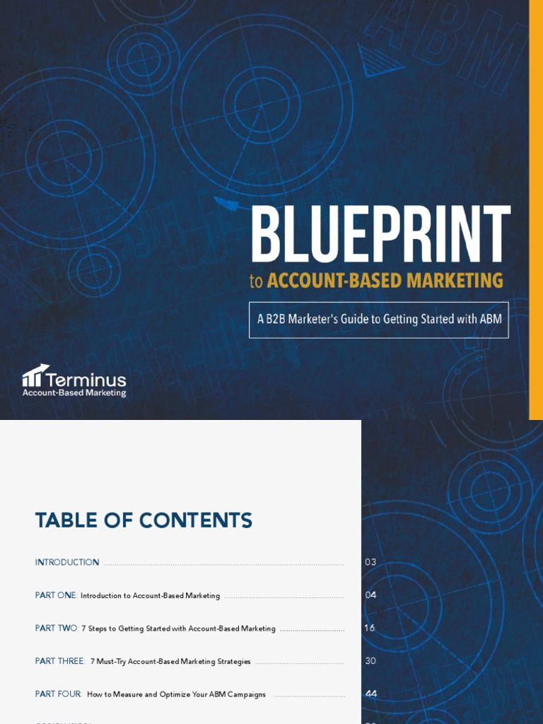 Ebook Blueprint To ABM | PDF | Marketing | Sales