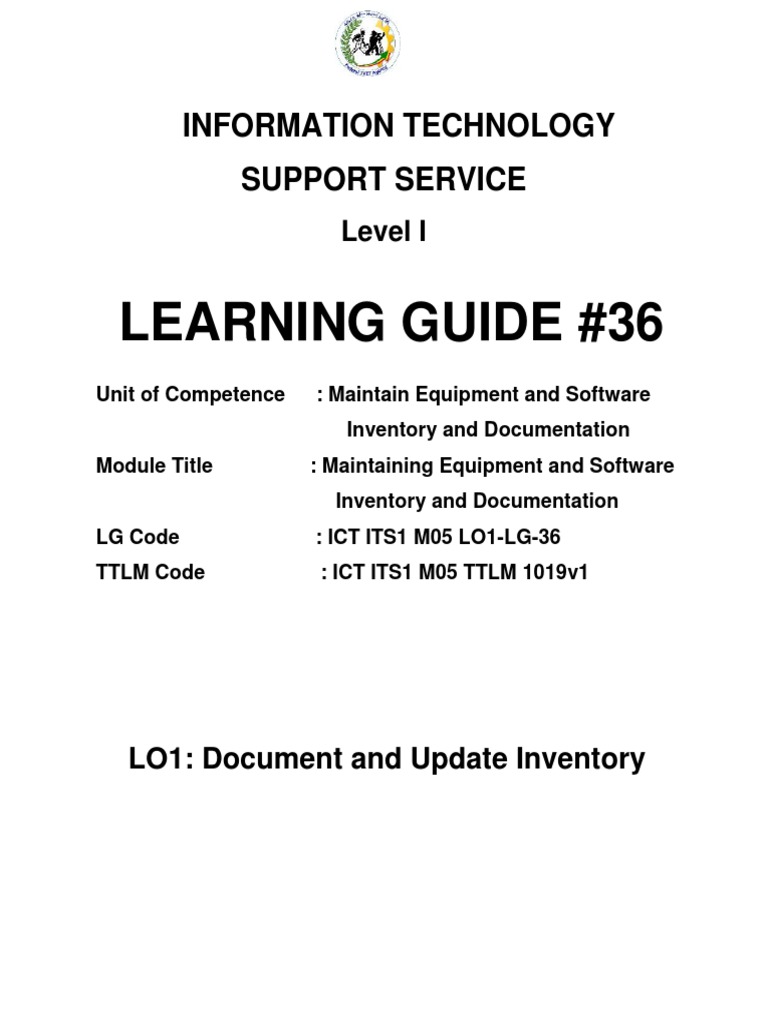 Equipment and Software Inventory Guide | PDF | Operating System | Documentation