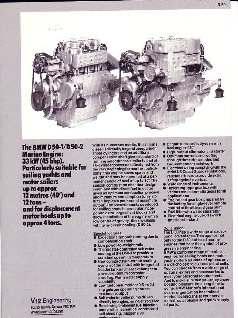 BMW D50 Detail Info | PDF