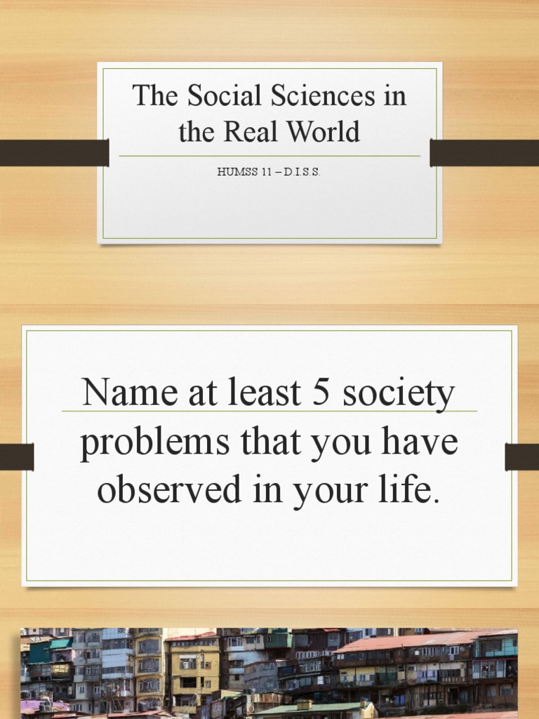 The Social Sciences in The Real World | PDF