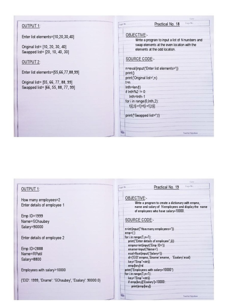 Class-11-Practical-18-21 KV | PDF | Software Development | Information ...