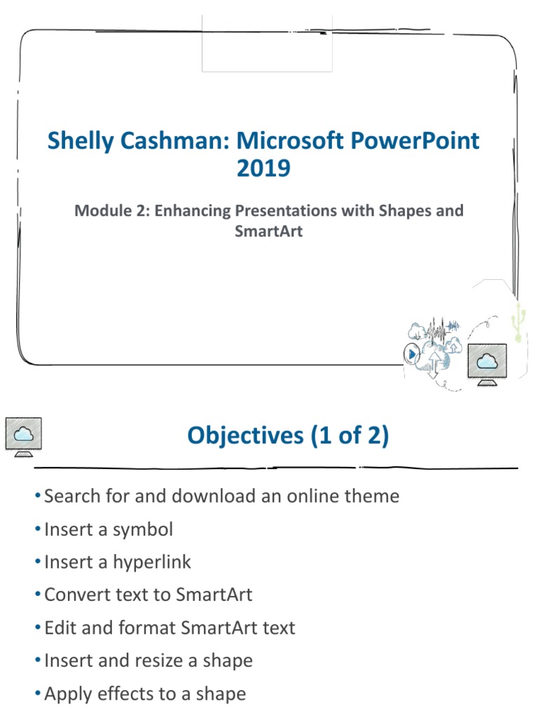 M02-Enhancing Presentations With Shapes and SmartArt | PDF | Page ...