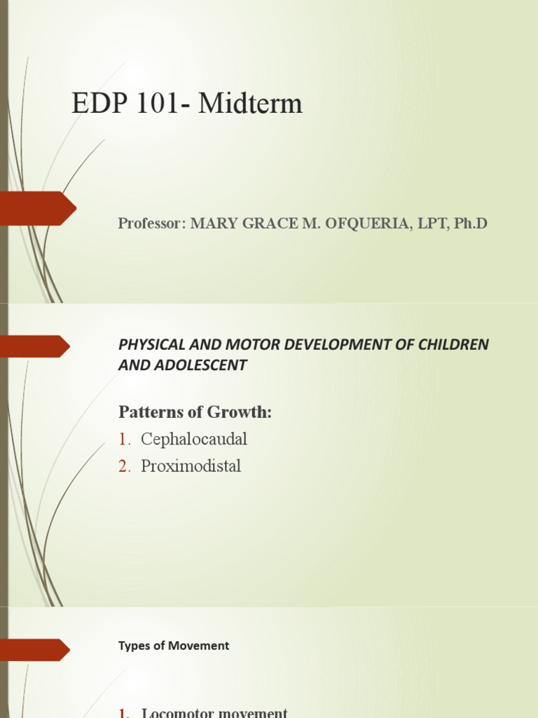 EDP 101 Midterm | PDF | Aphasia | Dyslexia