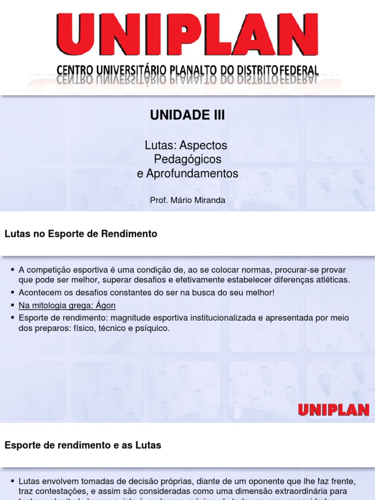 SLD 3 | PDF | Física | Karatê
