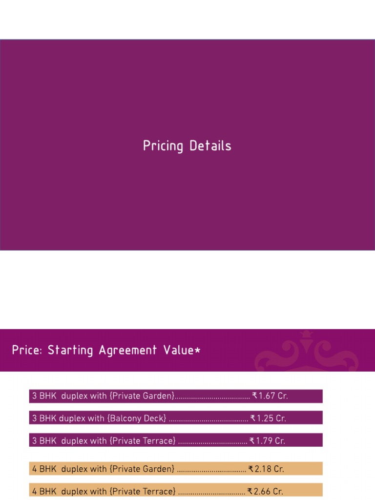 Pricing And Payment Plan PDF