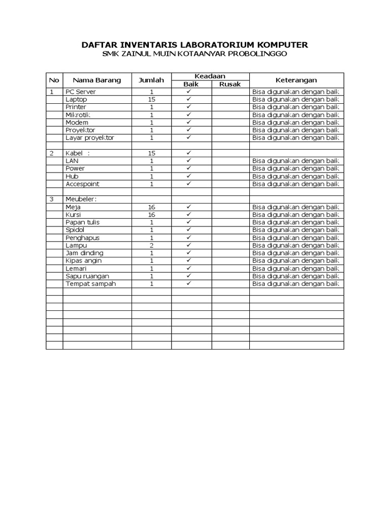 Administrasi Lab Komputer | PDF
