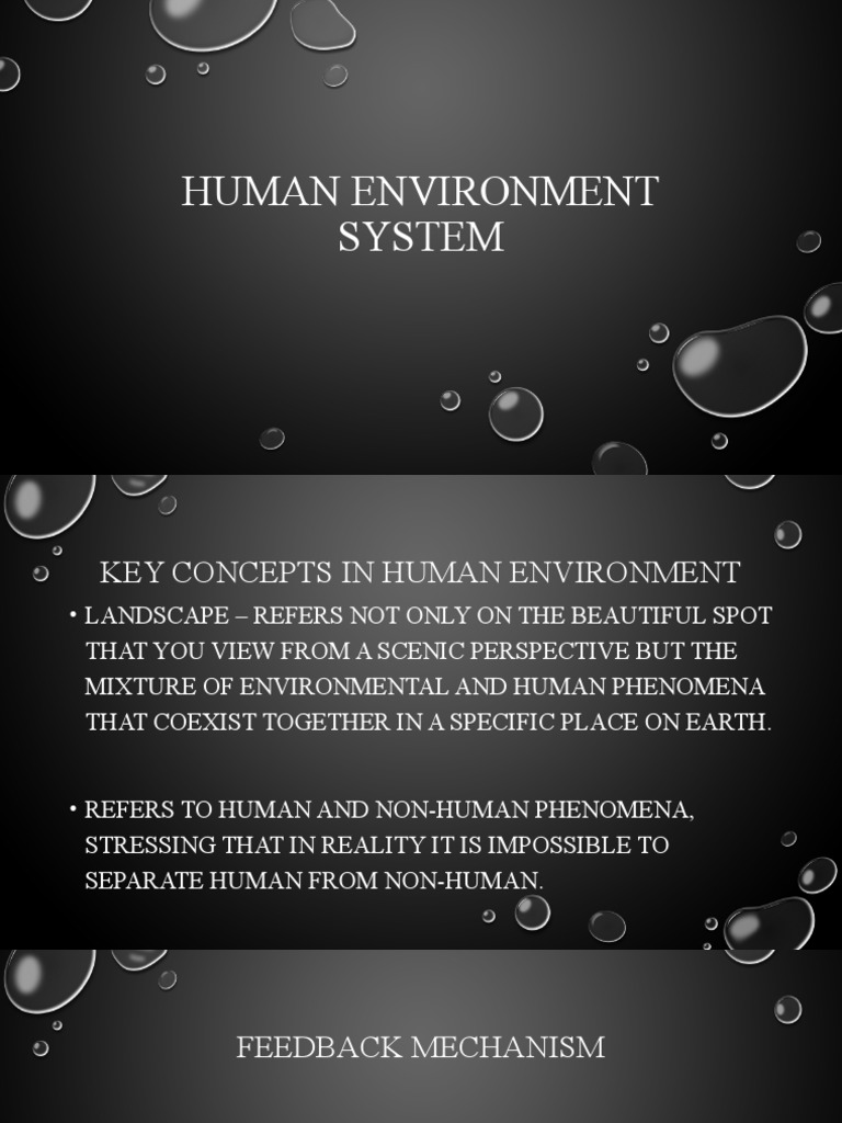 Human Environment System | PDF | Geography | Natural Environment