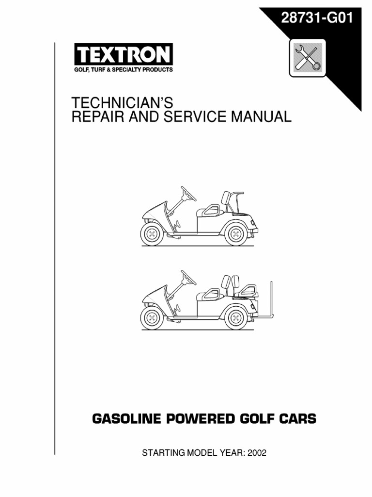 Gas Golf Car Service Manual | PDF