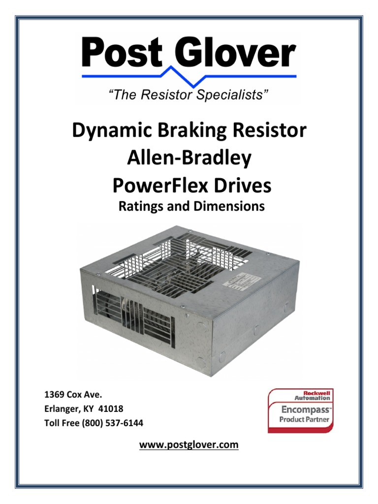 PGR PowerFlex DBR Catalog Wo Pricing | PDF | Resistor | Electrical ...