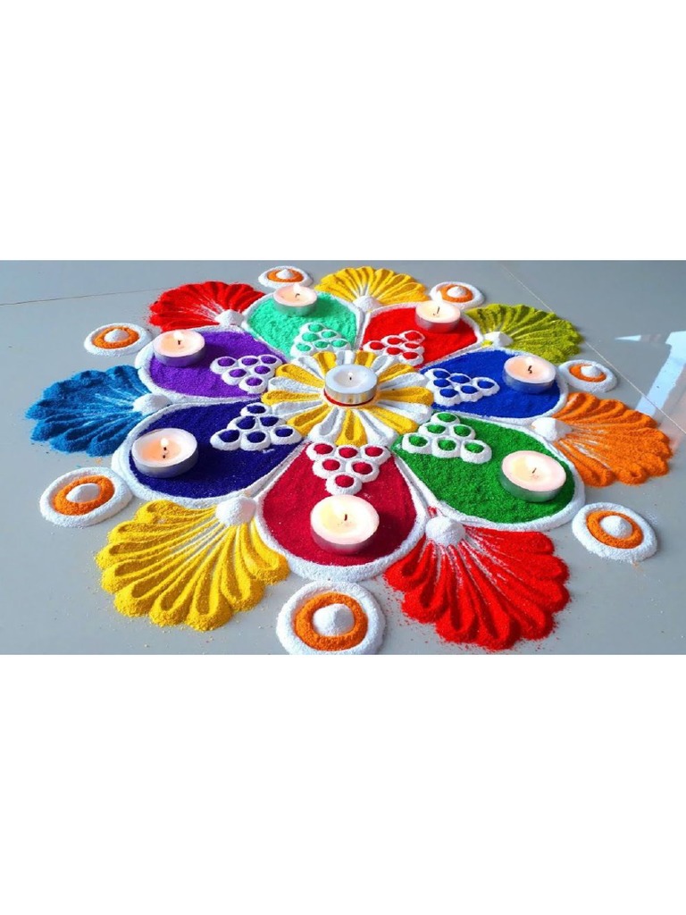 New Year 2022 Rangoli Designs PDF | PDF