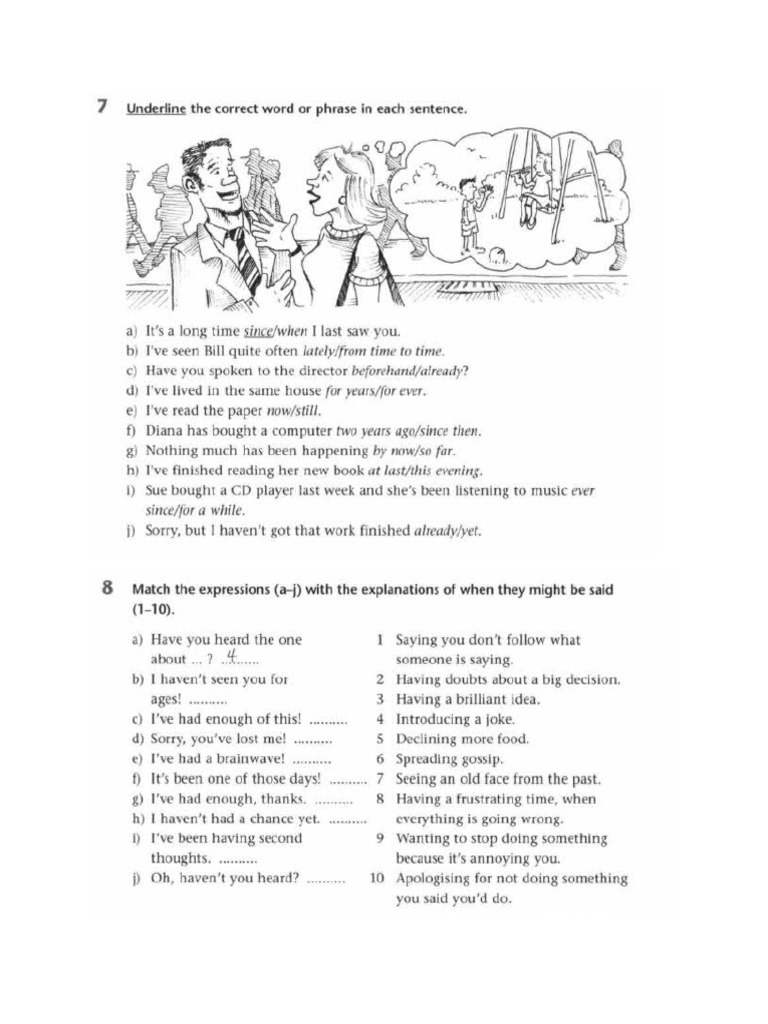 C1 Tenses Exercises | PDF