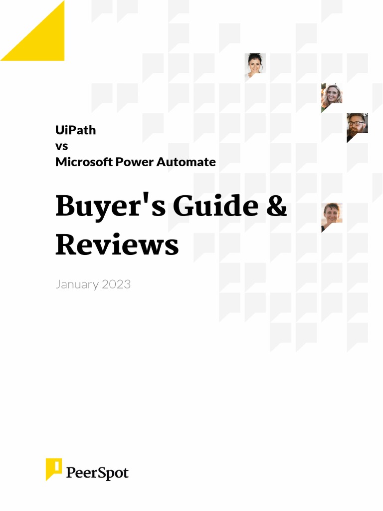 Microsoft Power Automate vs. UiPath Report From PeerSpot 2023-01-09 Yss ...