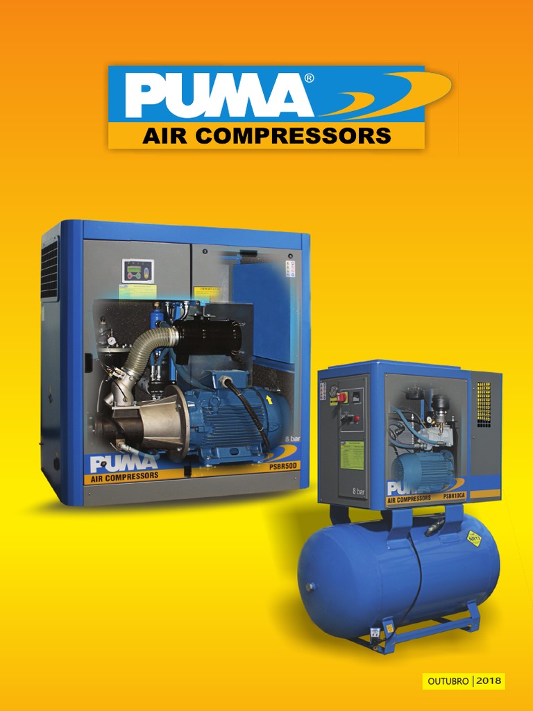Catálogo de Compressores Puma 2018 | PDF | Potência (hp) | Motores