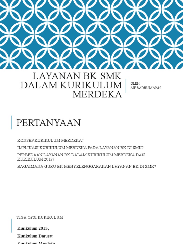 Implementasi BK Dalam Kurikulum Meredeka Belajar | PDF