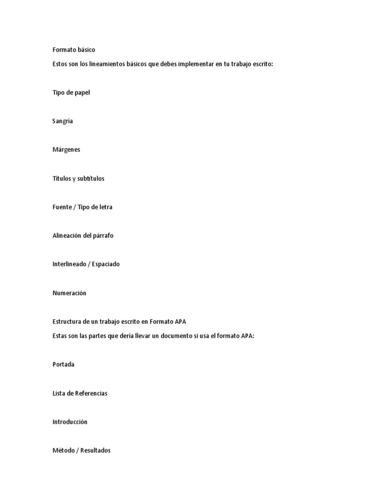 Formato Básico | PDF | Bibliografía