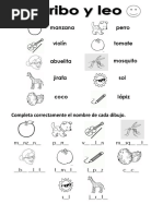 Actividades Letra M Primer Grado | PDF