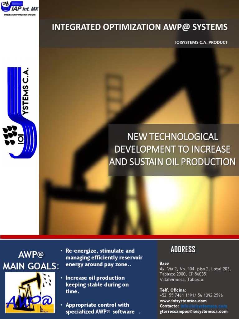 Awp System | Download Free PDF | Extraction Of Petroleum | Pump