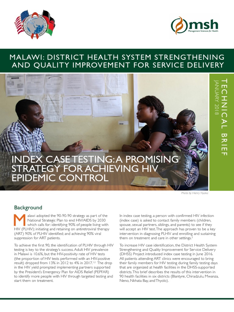 Family Testing Day CDC - Index - Case - Brief | PDF | Hiv/Aids ...