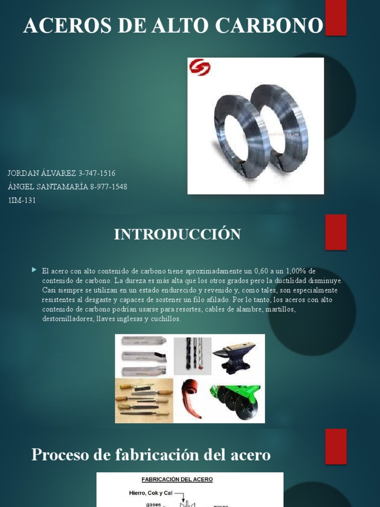 Aceros de Alto Carbono: Propiedades y Usos | PDF | Acero | Pandeo