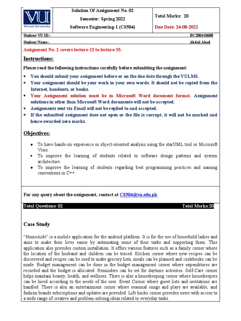 bc200410608 CS504 Assignment 2 | Download Free PDF | Mobile App | Graphical User Interfaces