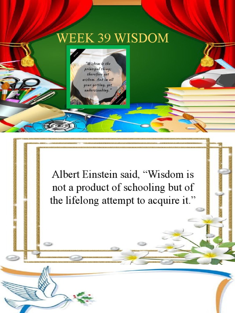 Wisdom Values | PDF | Wisdom | Religious Belief And Doctrine