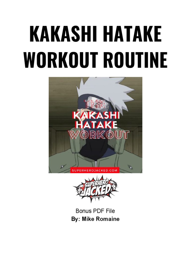 Kakashi Hatake Workout PDF | PDF | Physical Exercise | Weight Training