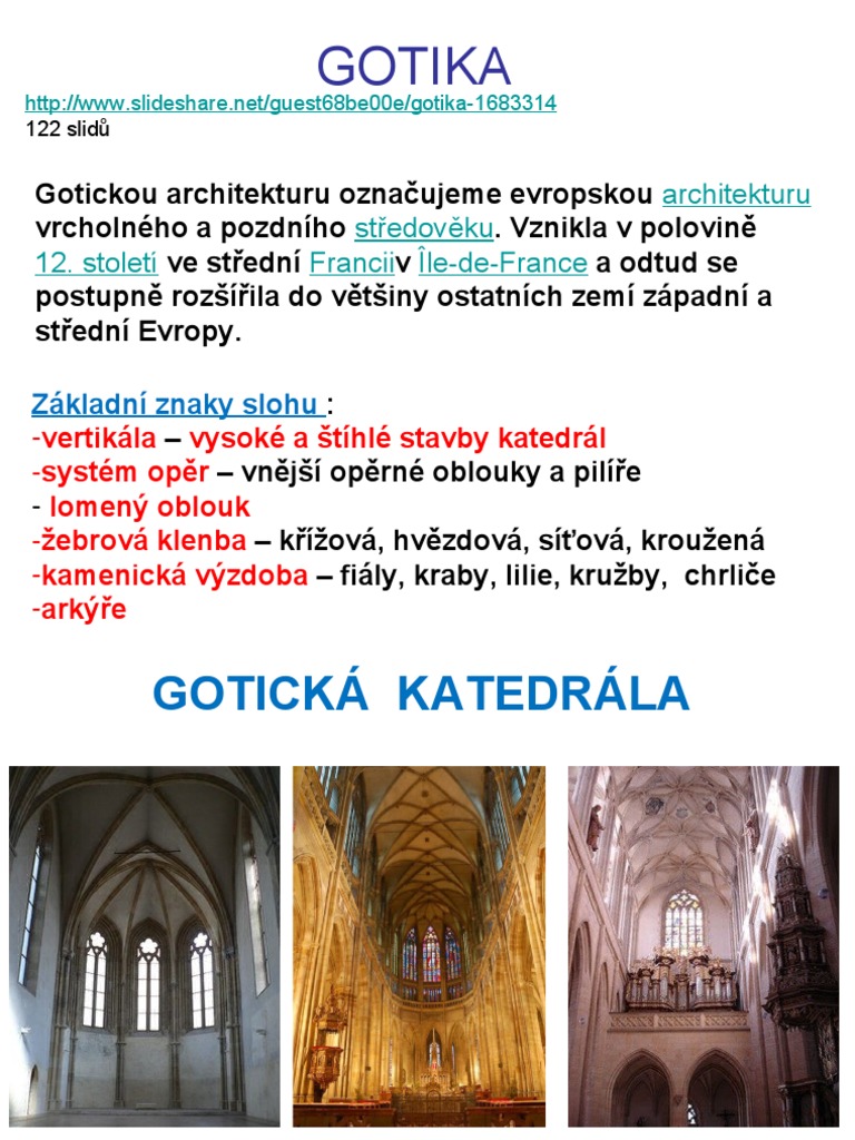Gotika - Znaky | PDF