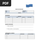 Formato Minuta Word | PDF