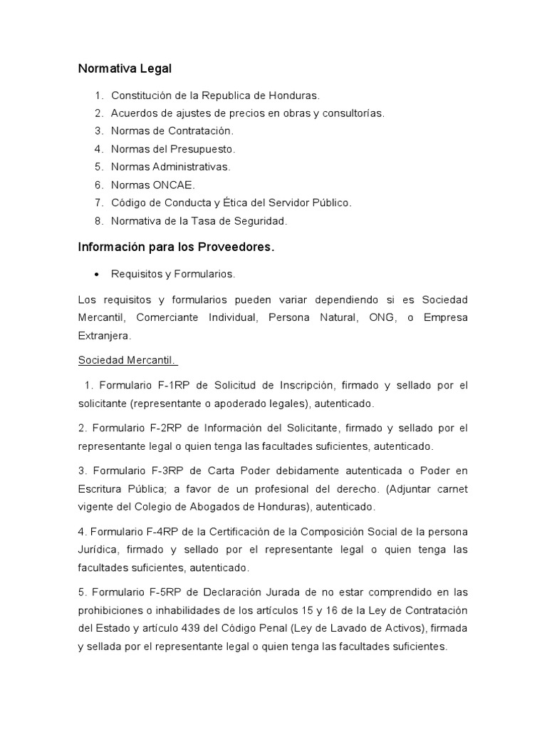 ONCAE Normativa y Requisitos | PDF | Justicia | Crimen y violencia
