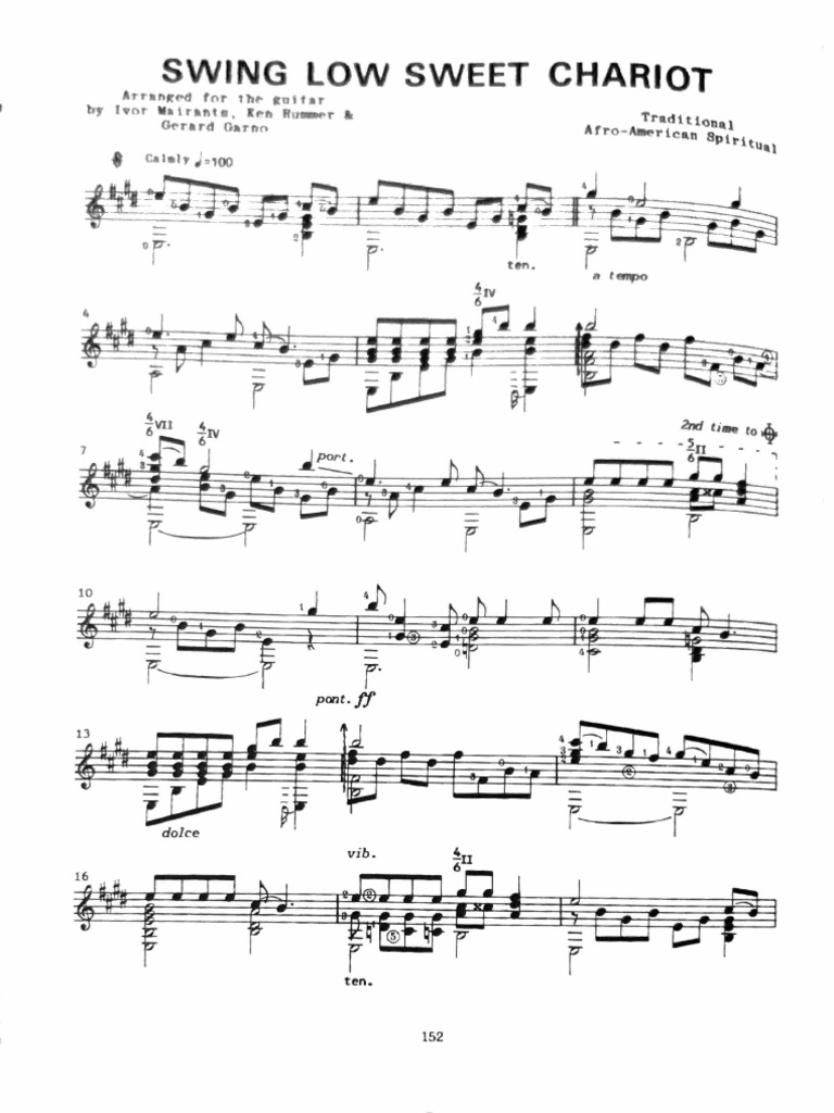 Swing Low Sweet Chariot | PDF