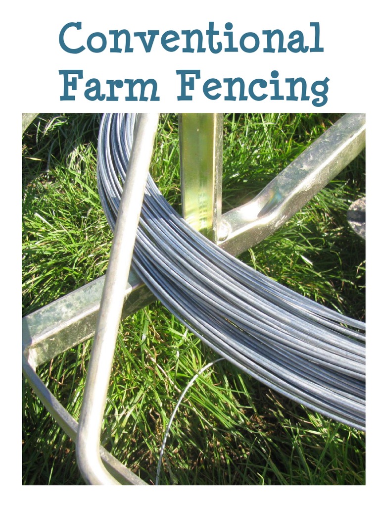 2016 Conventional Farm Fencing Taratahi-Booklet | PDF | Lumber | Screw