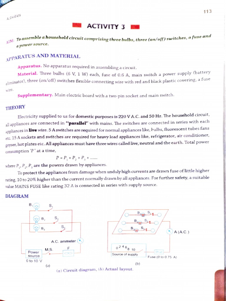 Physics Activity | PDF | Diffraction | Series And Parallel Circuits
